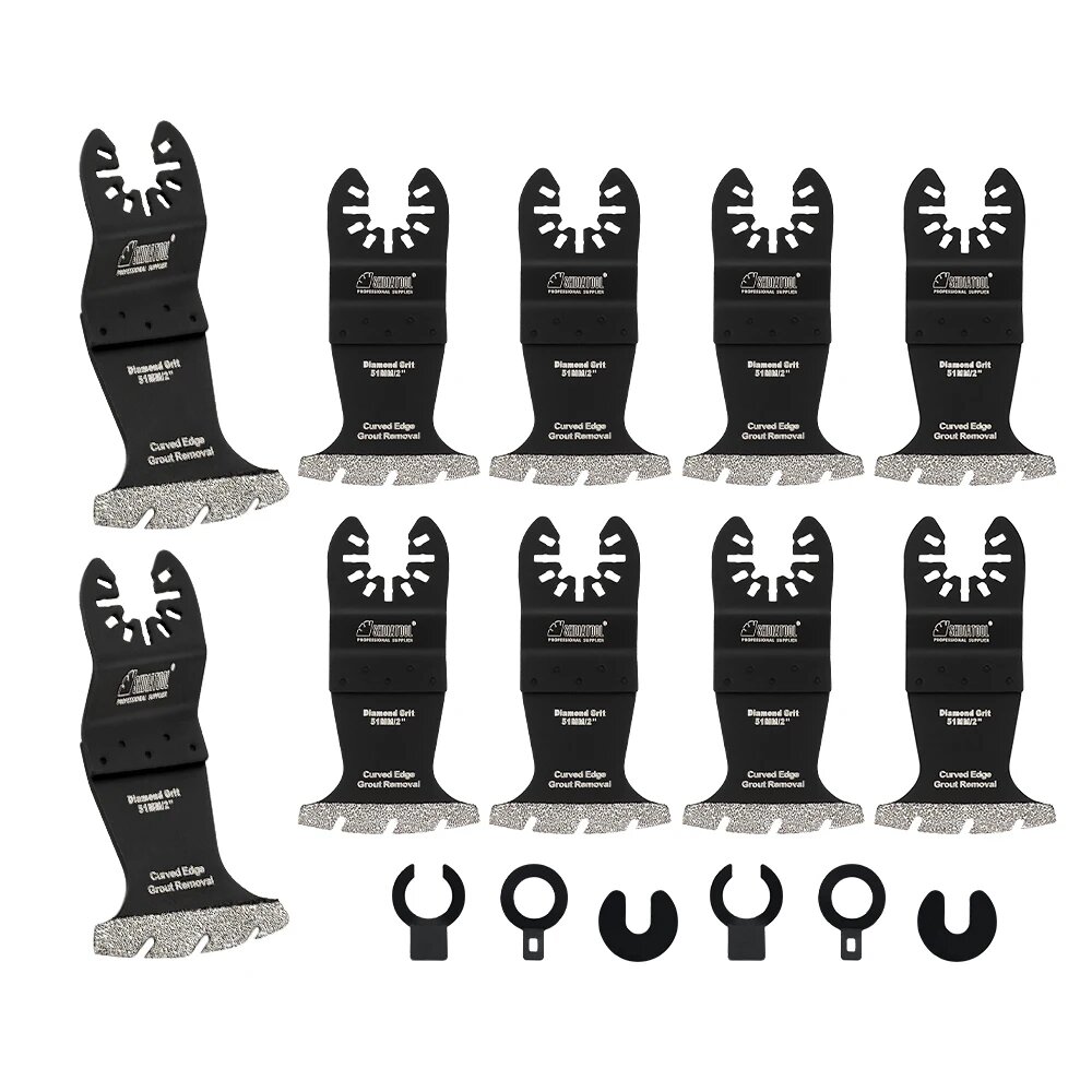 Алмазные осциллирующие пильные диски SHDIATOOL 51 мм 10Pcs