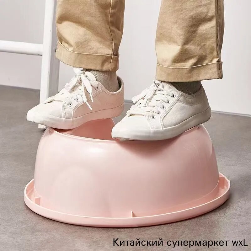 Таз для ручной стирки с рифленой поверхностью, 1 шт, пластик, желтый, 37x33.5x14 см — фото 1