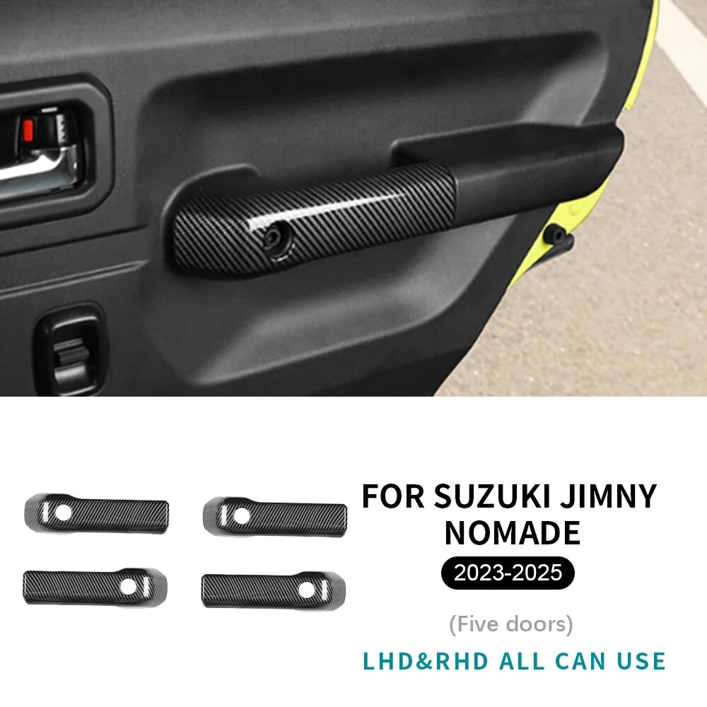 Накладка на дверную ручку Suzuki Jimny Nomade 2023-2025, 5-Doors Black Carbon