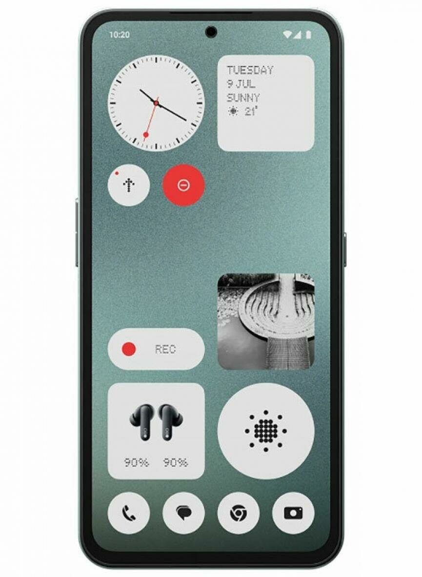 Смартфон Nothing CMF Phone, 8/256Gb, AMOLED, 5000 mAh, Light Green (Светло-зеленый)