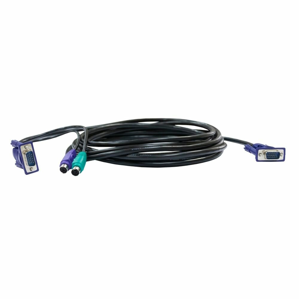 Кабель D-Link DKVM-CB5/B1A длиной 5 м с разъемами VGA и PS/2 для DKVM-4K/B