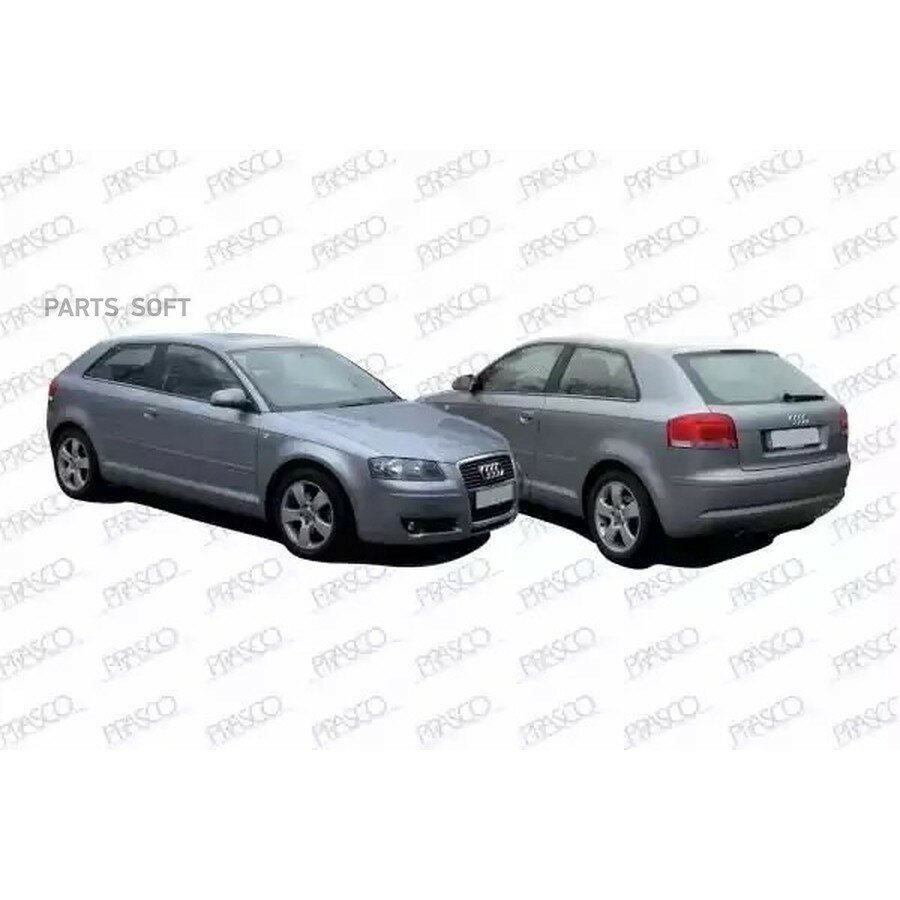 Зеркало в сборе с электроприводом левое / AUDI A-3 (5-ти дверная) 04~08 от официального дистрибьютора, PRASCO, артикул AD3207344