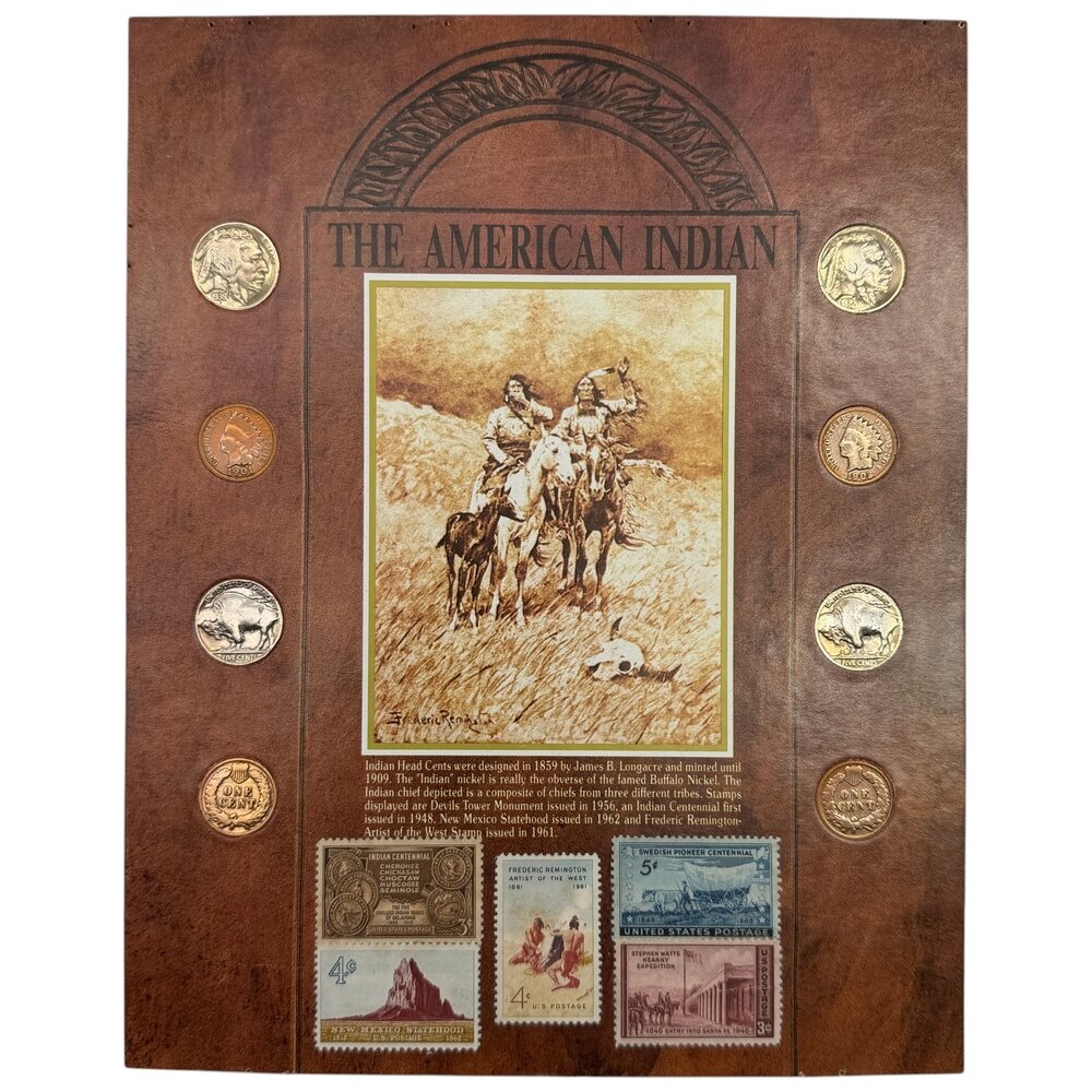 США, набор монет 1, 5 центов "The american indian" 1900-1936 гг.
