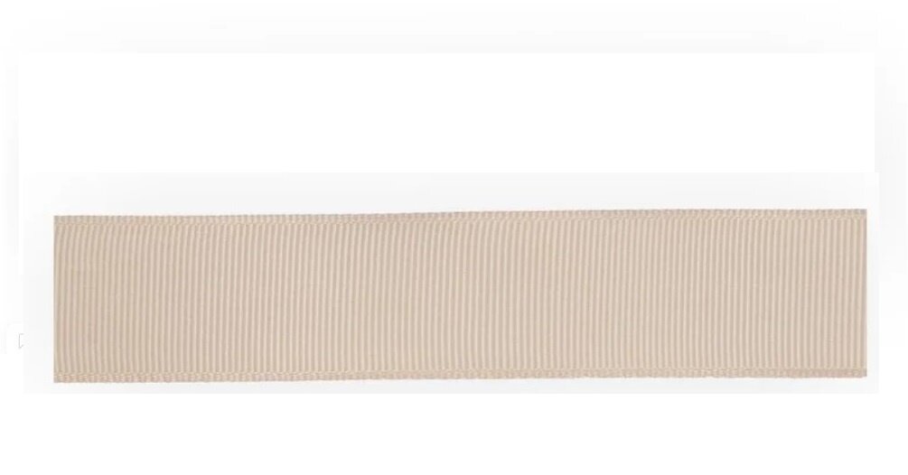 Лента репсовая Gamma 12 мм, 1/2", 45,5 м, № 003 светло-бежевый (GR-12)
