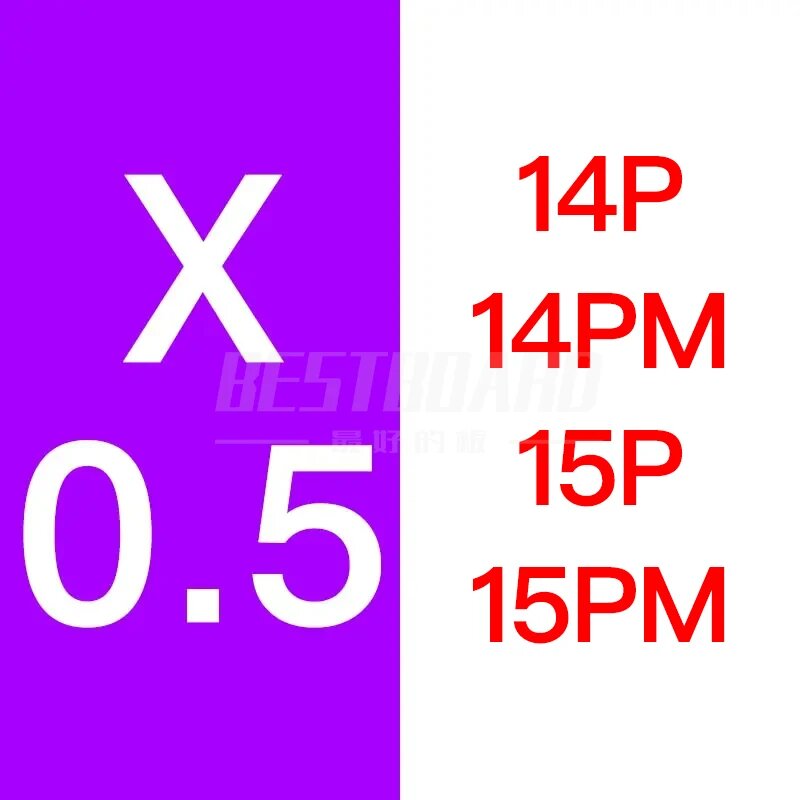 Линза X0.5 для iPhone X, 14P