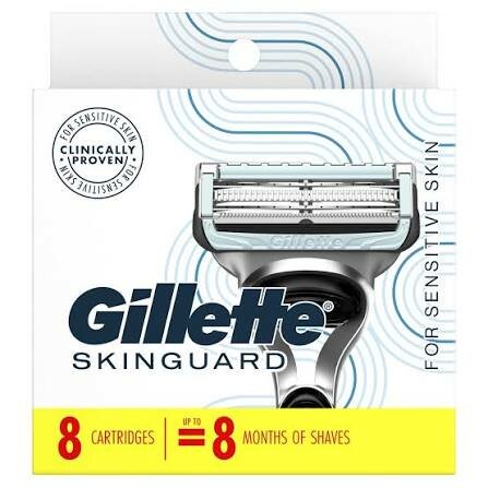 Gillette SkinGuard Sensitive Сменные кассеты для бритв, 8 шт