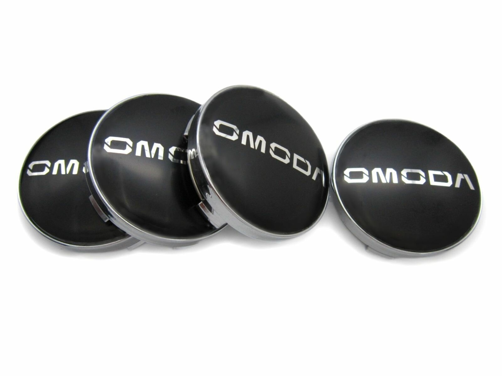 Колпачки, заглушки на литые диски для Omoda 60/56 мм, комплект 4 шт.