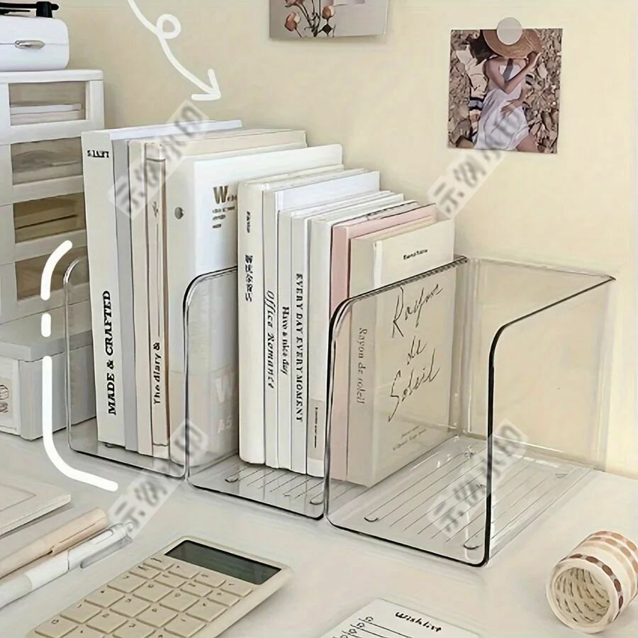 Держатель / Ограничитель / Подставка для книг ,1 шт для книг для дома для офиса универсальный