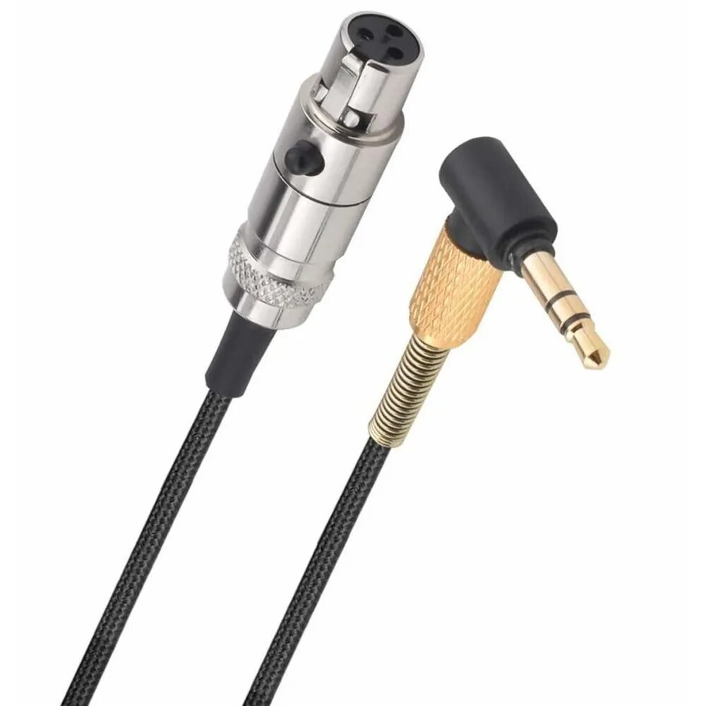 Видеокабель AKG Q701 K702 K267 K712 K141 K171 K181 K240 K271S K271MKII K271, черный, с позолоченными разъемами — фото 1
