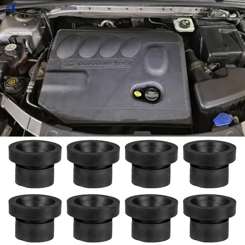 Прокладки крышки двигателя резиновые 8 шт для Ford Focus 2 MK2, Galaxy, C-Max, S-Max, Mondeo Mk4, универсальные (6.0-18.0 дюймов), на клеевой основе, прочные