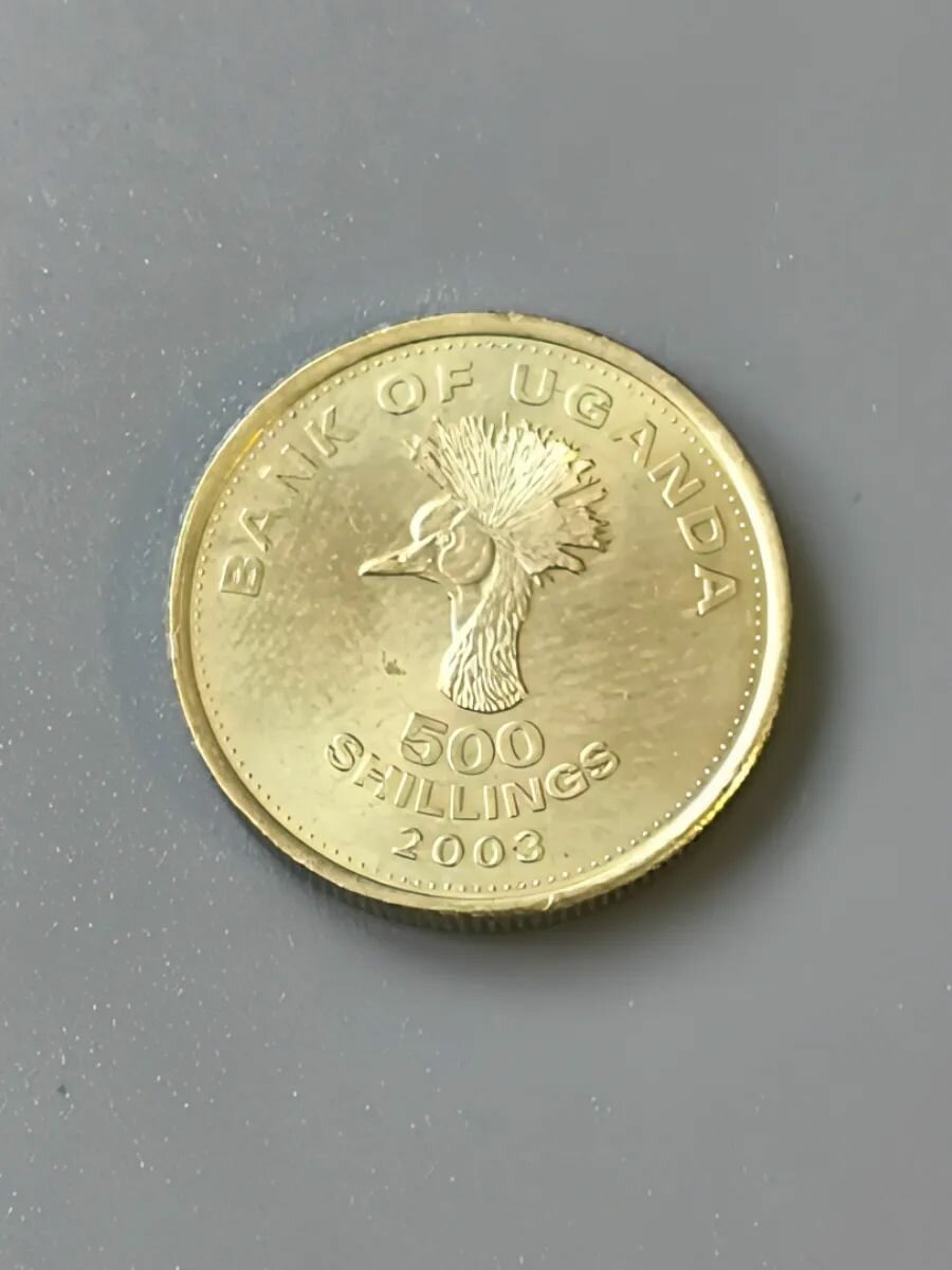 Монета 500 шиллингов Уганда, 2003 г.