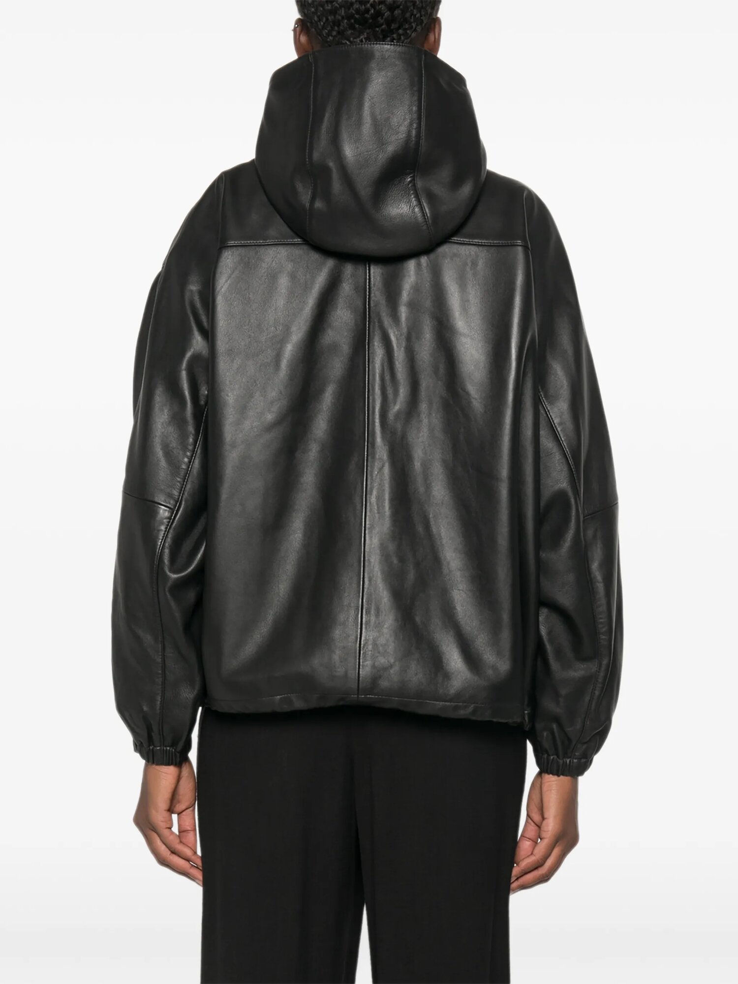 Куртка ROHE Hooded leather jacket, размер 42 — фото 1