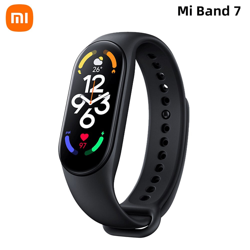 Xiaomi Mi Band 7 Standard Edition Smart Bracelet 1.62' AMOLED BT 5.2 120 Workout Modes Chinese English Domestic version Black