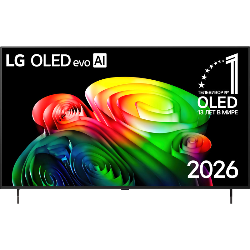 Телевизор 55' LG/ 55' OLED, Ultra HD, Smart TV(WebOS 26), Wi-Fi 6, Bluetooth v 5.3, MR NFC, 120Hz Native (VRR 144Hz), 2.0ch 20Вт Dolby Atmos, 4хHDMI, 2хUSB, 2 Pole, темно-коричневый, 2026 OLED55B6RLA. ARUG