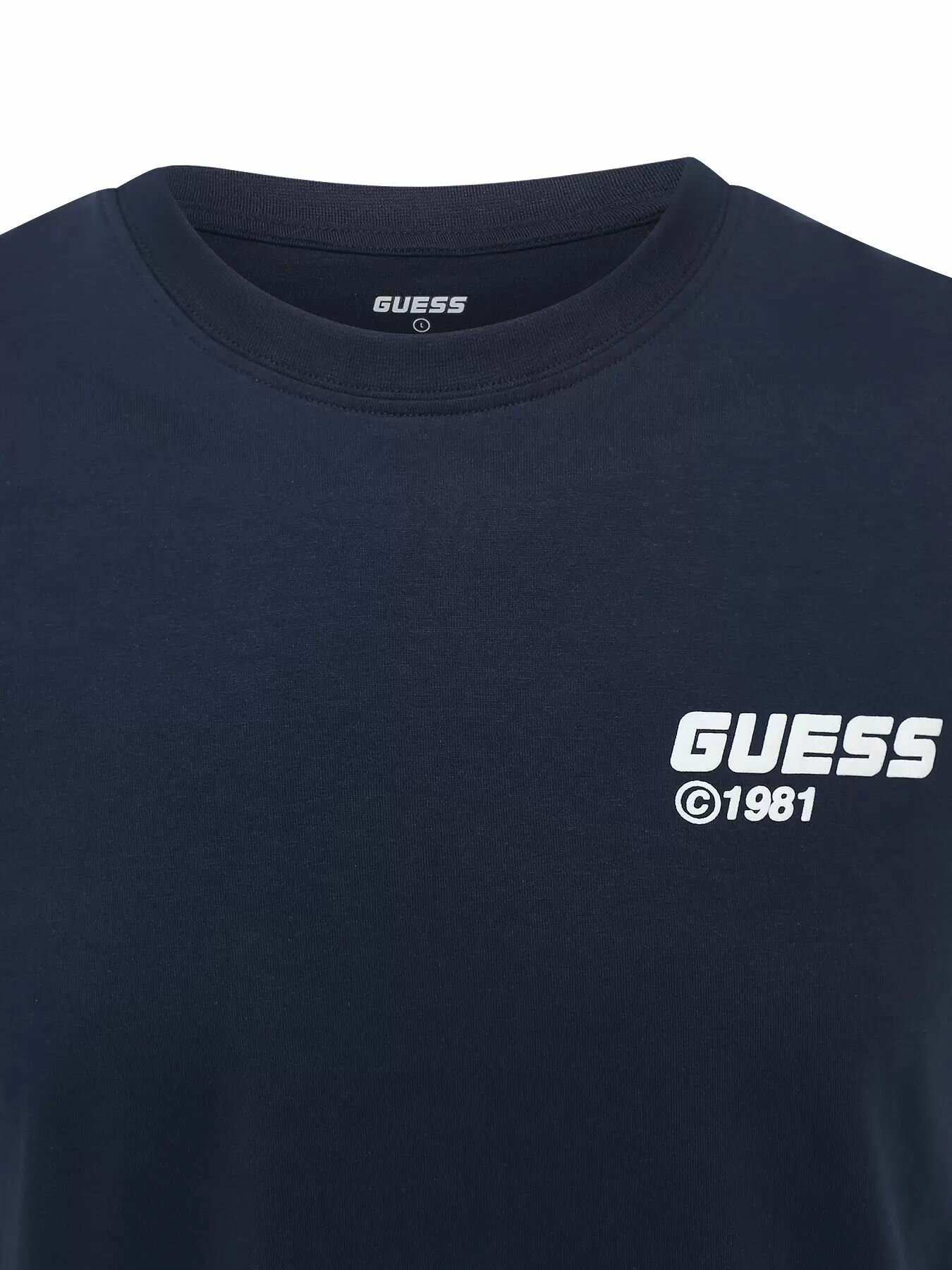 Футболка GUESS, размер XL, cиний — фото 1
