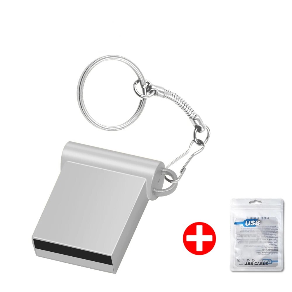 KFHIREW металлический USB-флешка 32ГБ 16 ГБ, Серебряный, silver