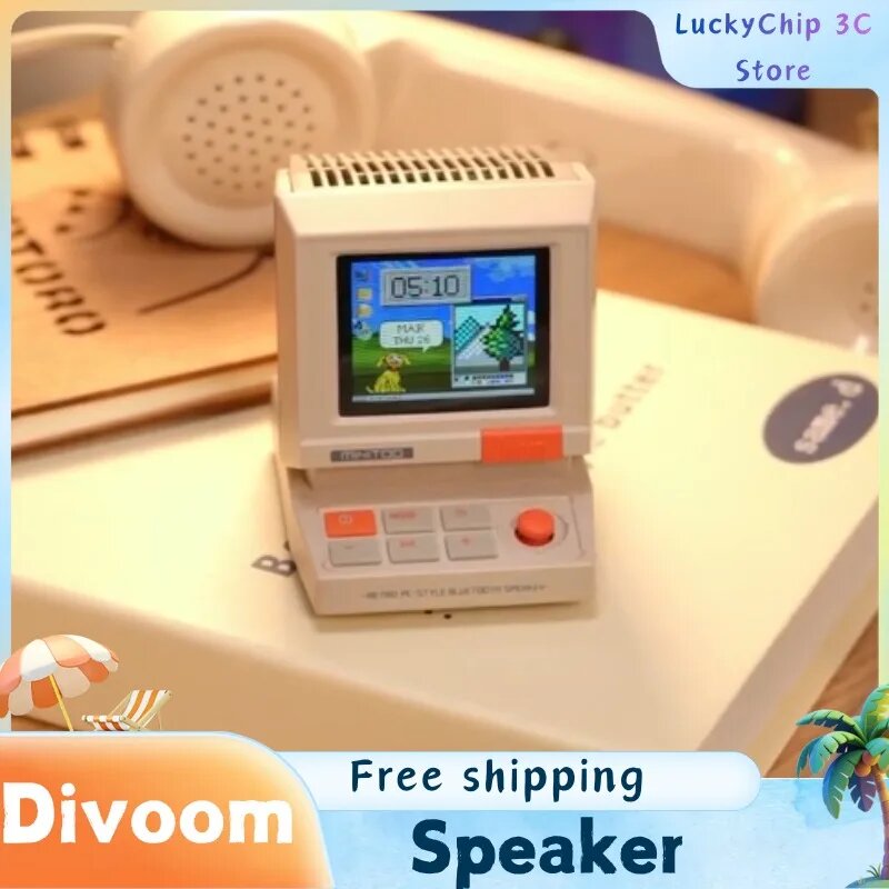Divoom Ditoo MiniToo Ретро Bluetooth-колонка — фото 1