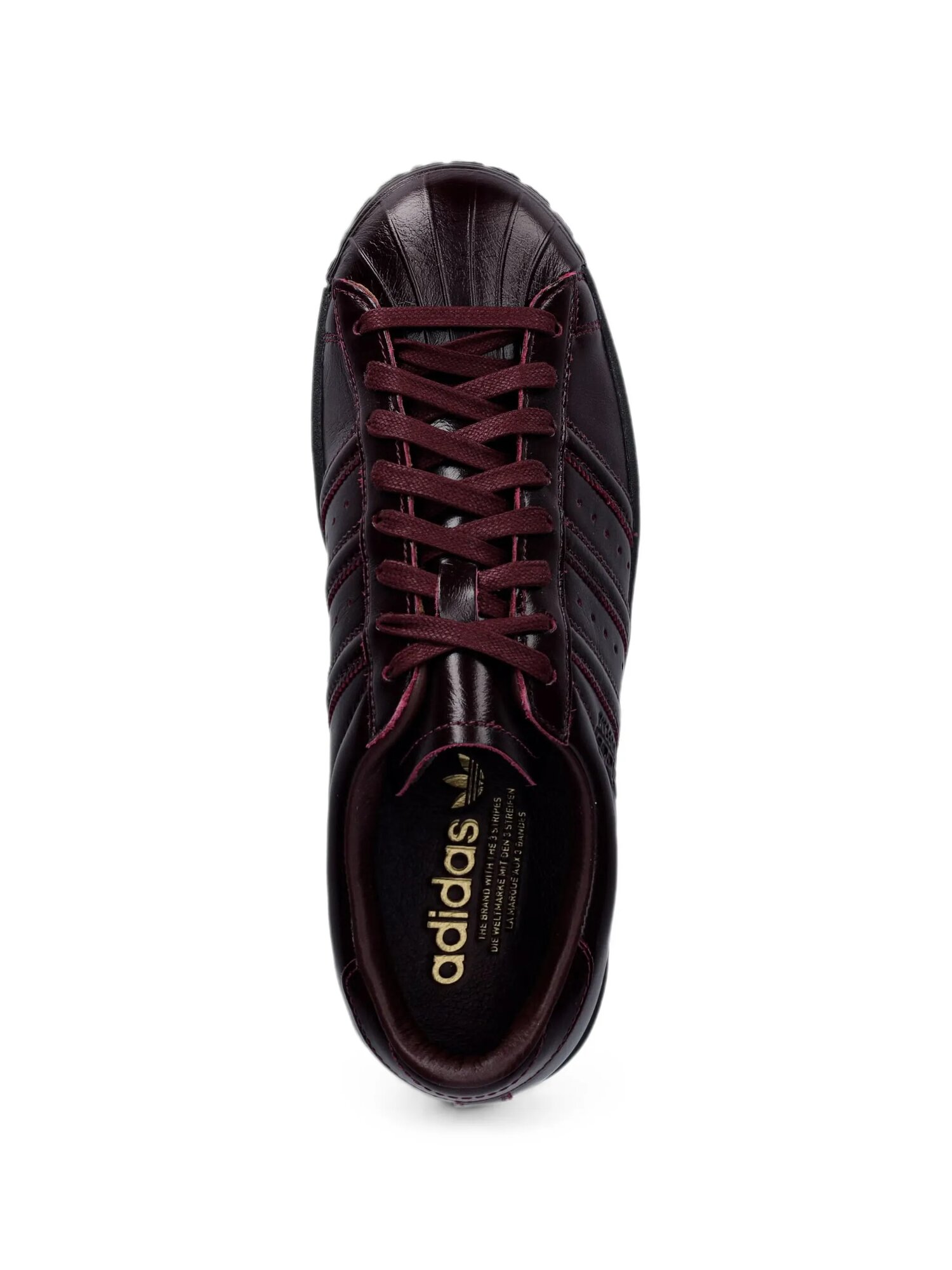 Кроссовки adidas Superstar, размер 9.5 US, коричневый/серый/оранжевый — фото 1