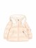 Пуховик Moncler Bady, размер 2 года, бежевый цветы мелкие