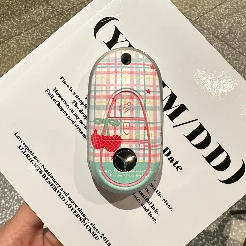 Однокомпонентный ключевой чехол для Мерседес Е-Класс с ягодной решеткой