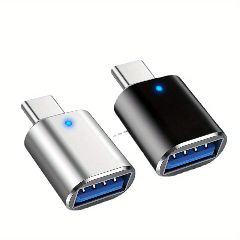 Адаптер USB C на USB 3.0, переходник OTG, разъем USB-C (мужской) на USB 3.0 (женский), цвет случайный, 1 шт.