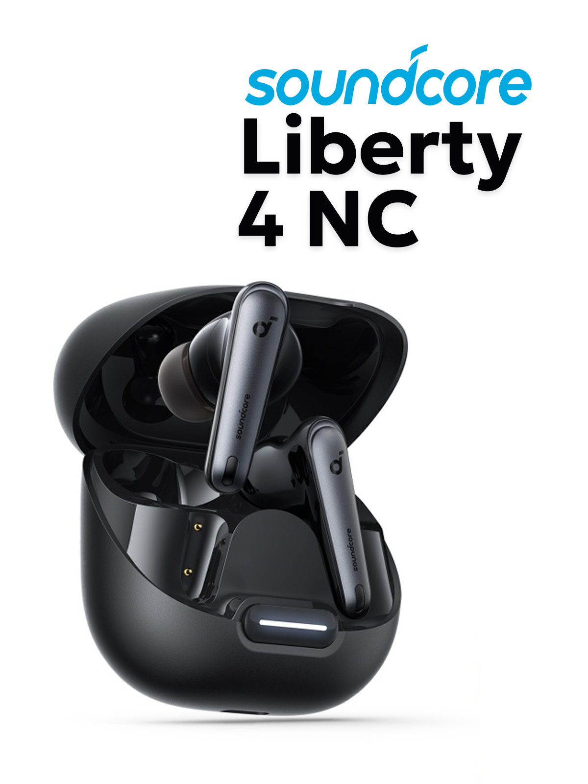 Наушники беспроводные Anker Soundcore Liberty 4 NC, активное шумоподавление (ANC), черный