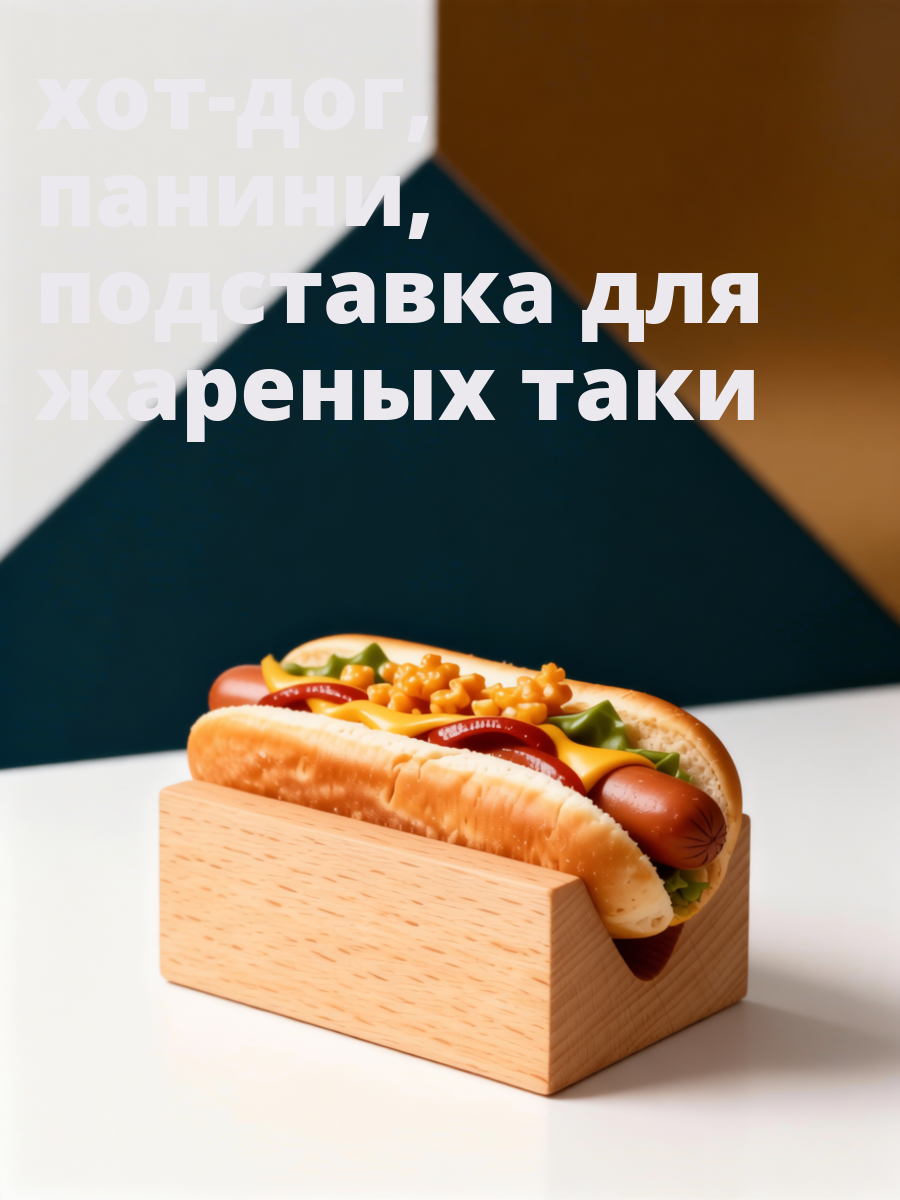 Деревянная многофункциональная подставка для суши и тако, легкая, для дома
