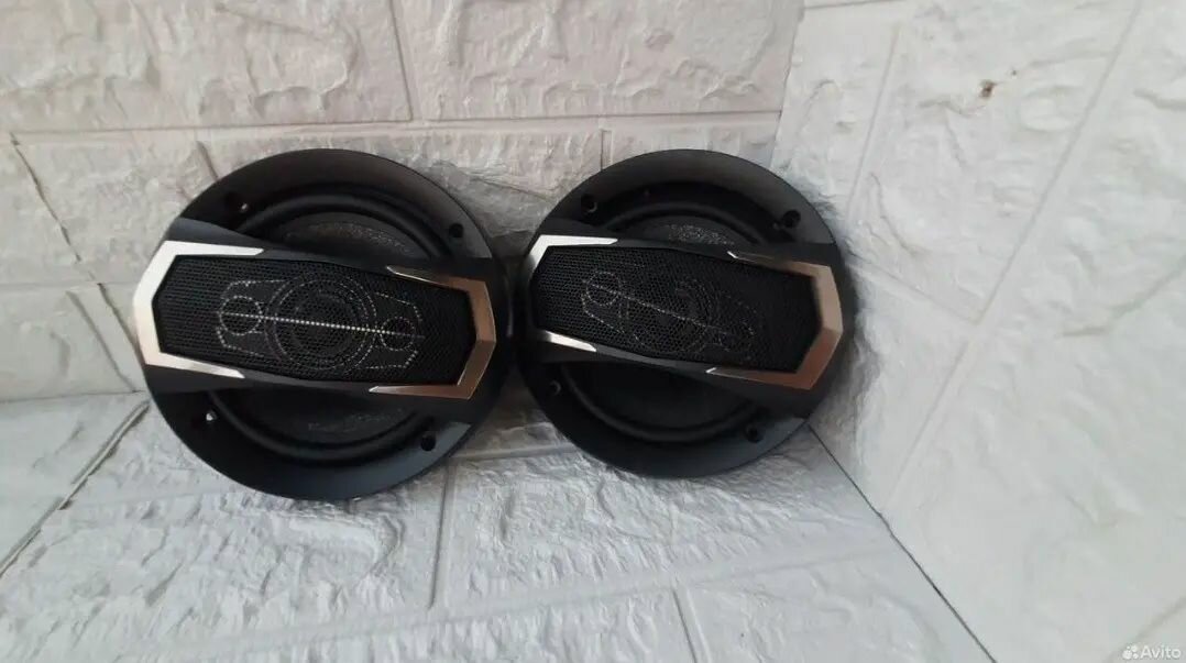 Динамики автомобильные пионер колонки в машину 16 см / Pioneer TS-A1695S / Комплект из 2х штук