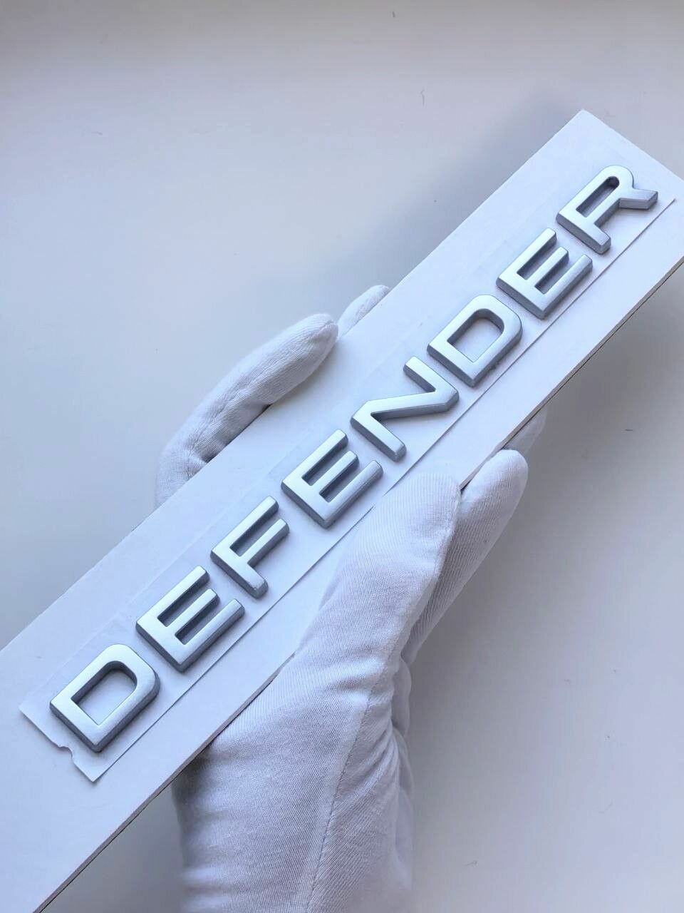 Надпись Defender 205*16 мм эмблема шильдик Land Rover