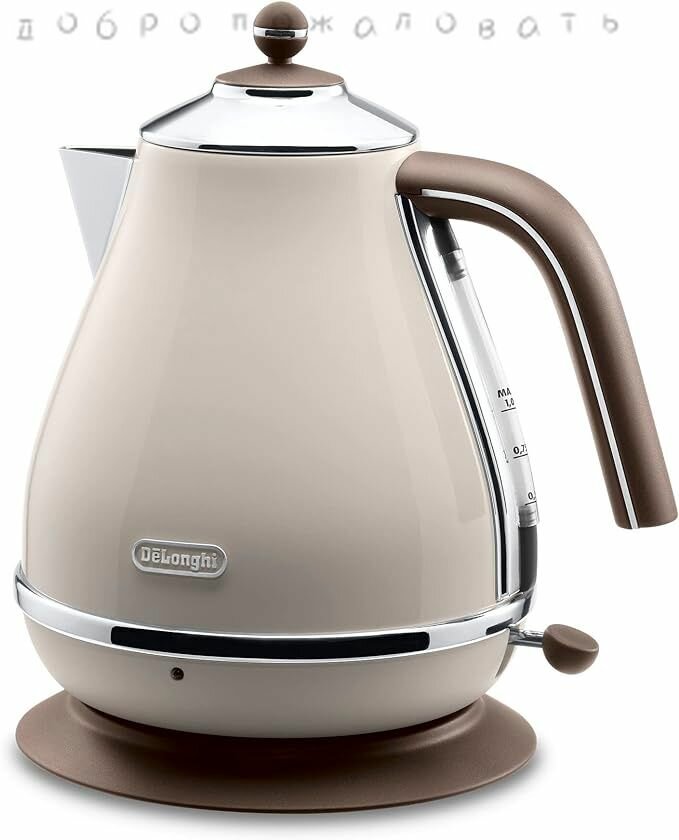 DeLonghi Электрический чайник KBO2001, кремовый