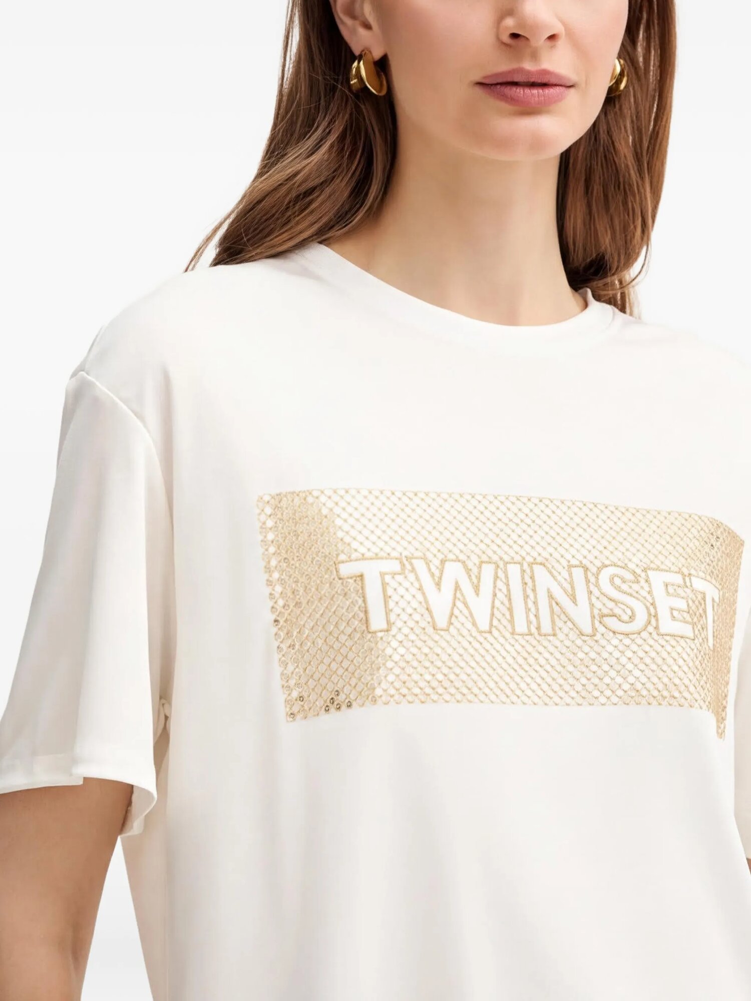 Футболка Twinset Milano, размер 34 — фото 1