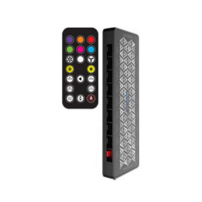 AS.10.0121 ALSEYE Контроллер вентиляторов с подсветкой ALSEYE A-Hub Pro-B (ARGB+PWM) PVC surface 145*50*16mm