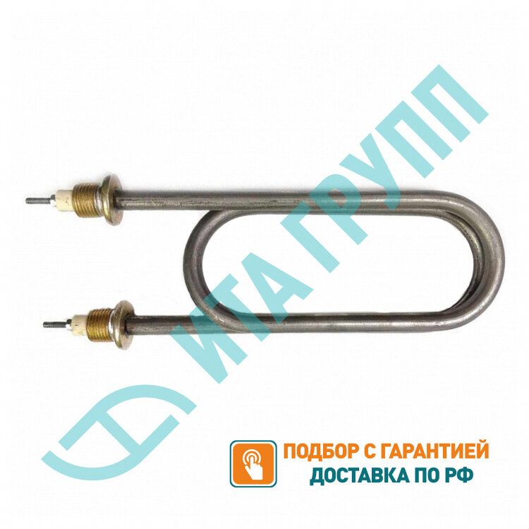 ТЭН для нагрева воды 4кВт, L220мм 100А 12/4,0j 220 R30 ф7 ш1/2, нержавейка, 07.407-1