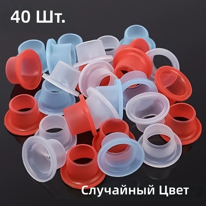 Прокладки для смесителя, 40 шт, уплотнительные кольца для крана, герметизация от протечек, для кухни и ванной, цвет случайный