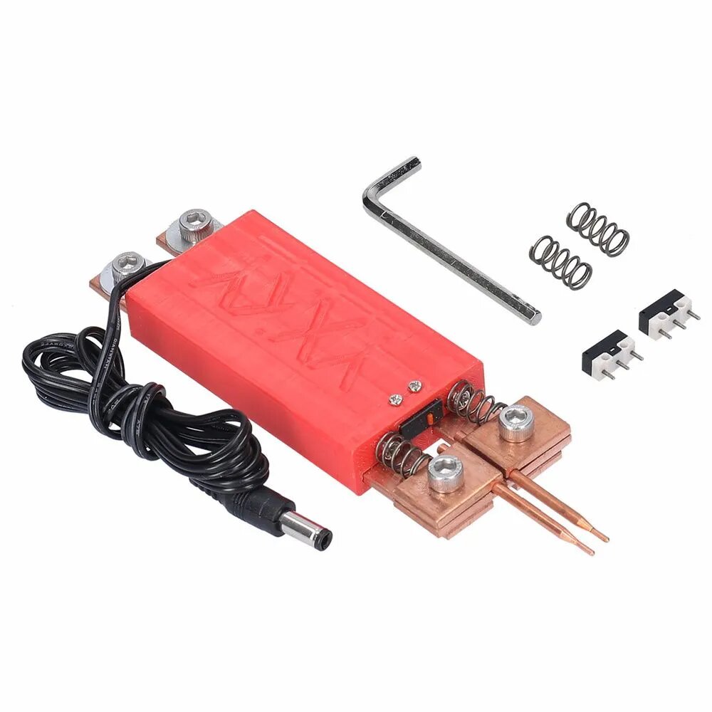 CARLIGHT Ручная DIY интегрированная ручка точечной сварки для 18650 батареи, аксессуары машины точечной сварки, красный