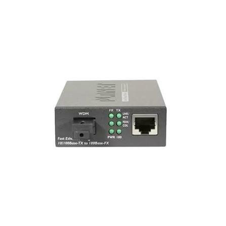 Медиаконвертер PLANET FT-806B20 SC - RJ-45 100 Мбит/с Single Mode