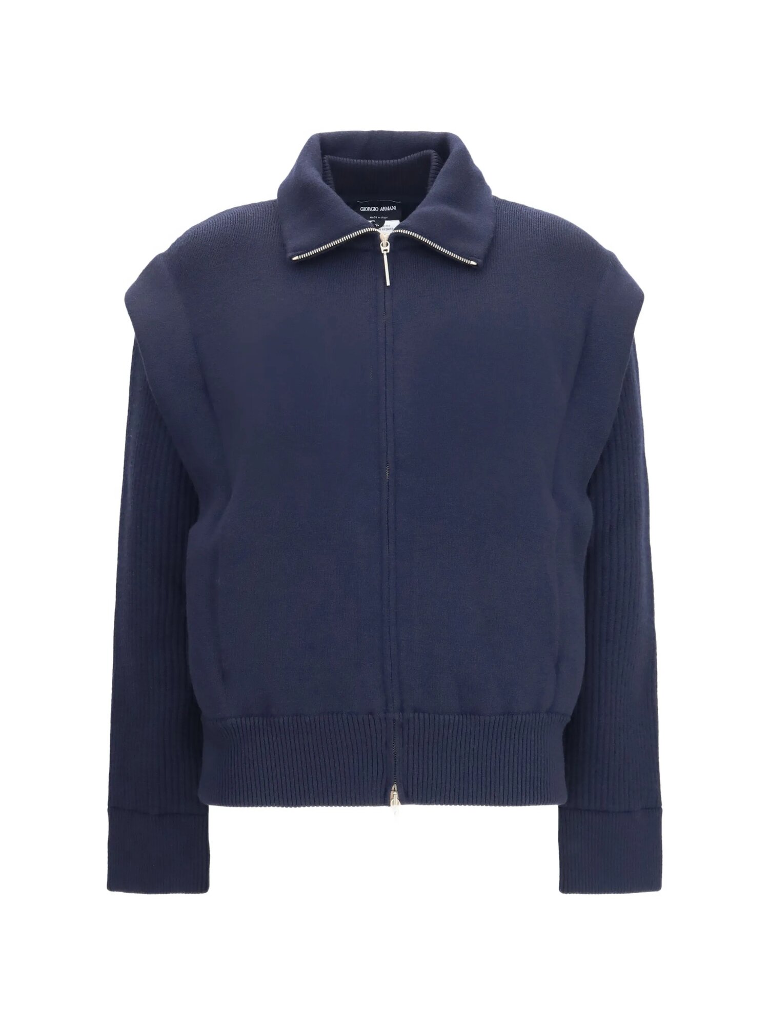 Куртка Ribbed-knit panelled jacket