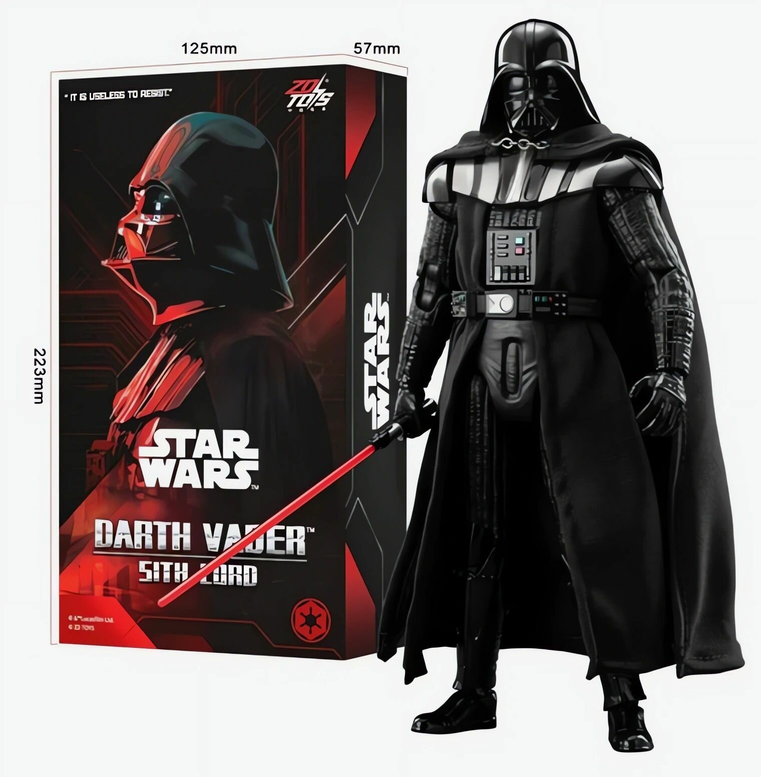 Kоллекционная лицензионная фигурка с аксессуарами от "ZD TOYS". Серия STAR WARS (Звездные войны) Дарт Вейдер
