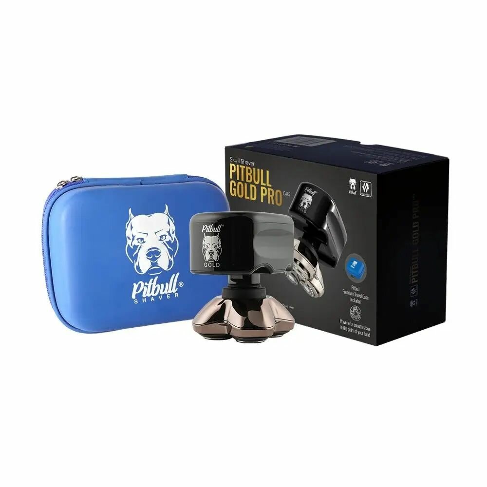 Электробритва Skull Shaver Pitbull Gold PRO GX5 2025 Version (with Pitbull Travel Case)-xf