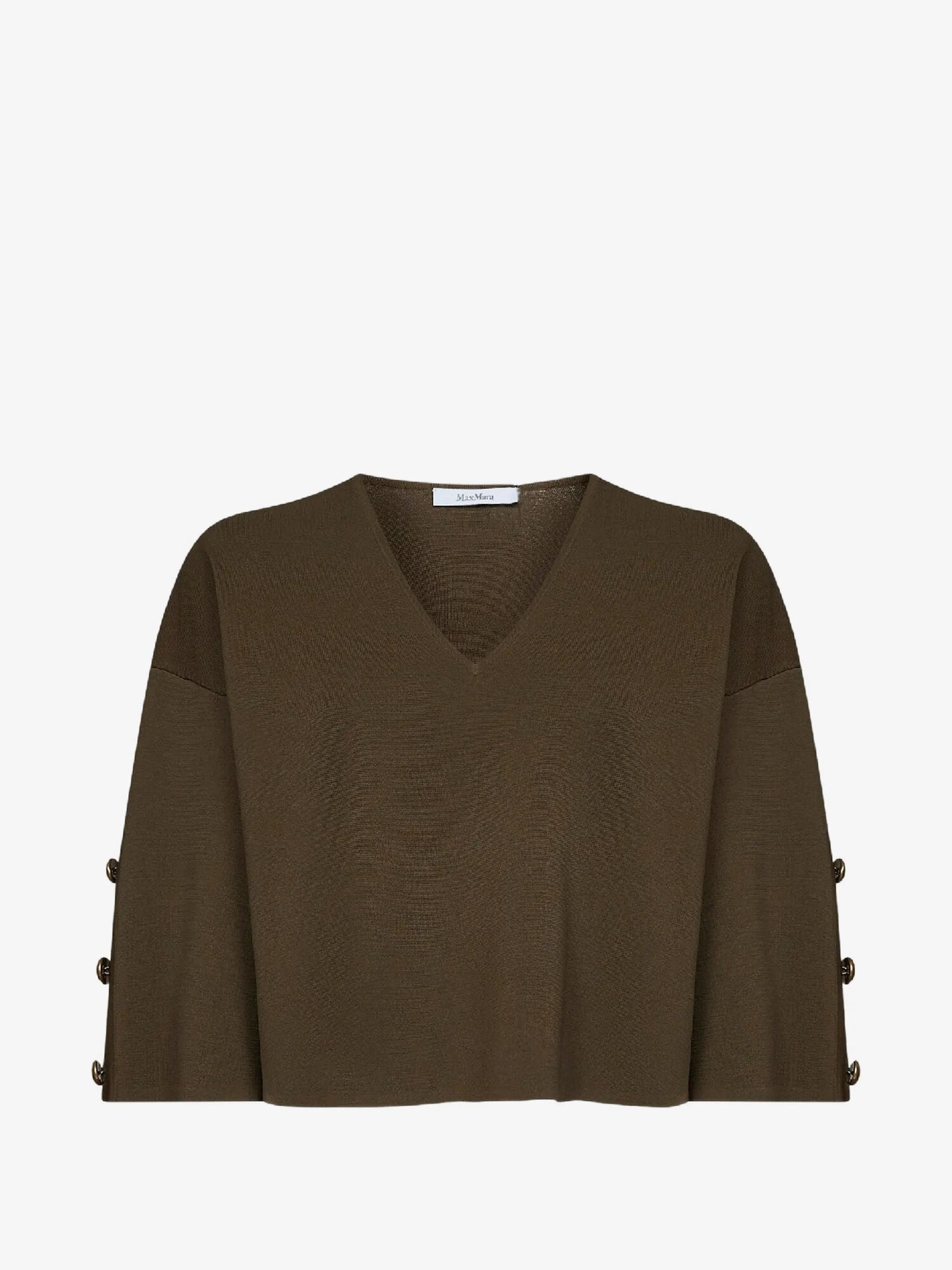 Свитер Button-detail V-neck sweater