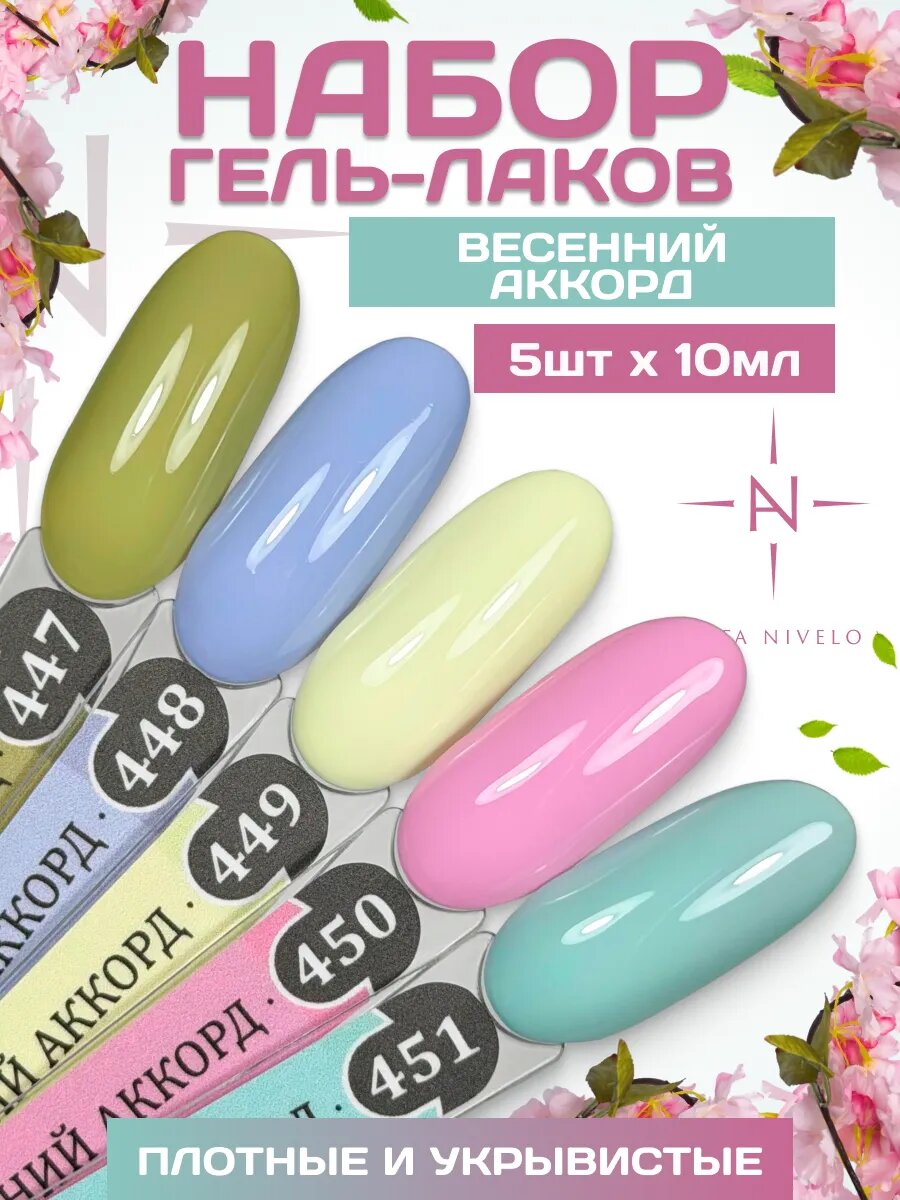 Набор гель лаков для ногтей