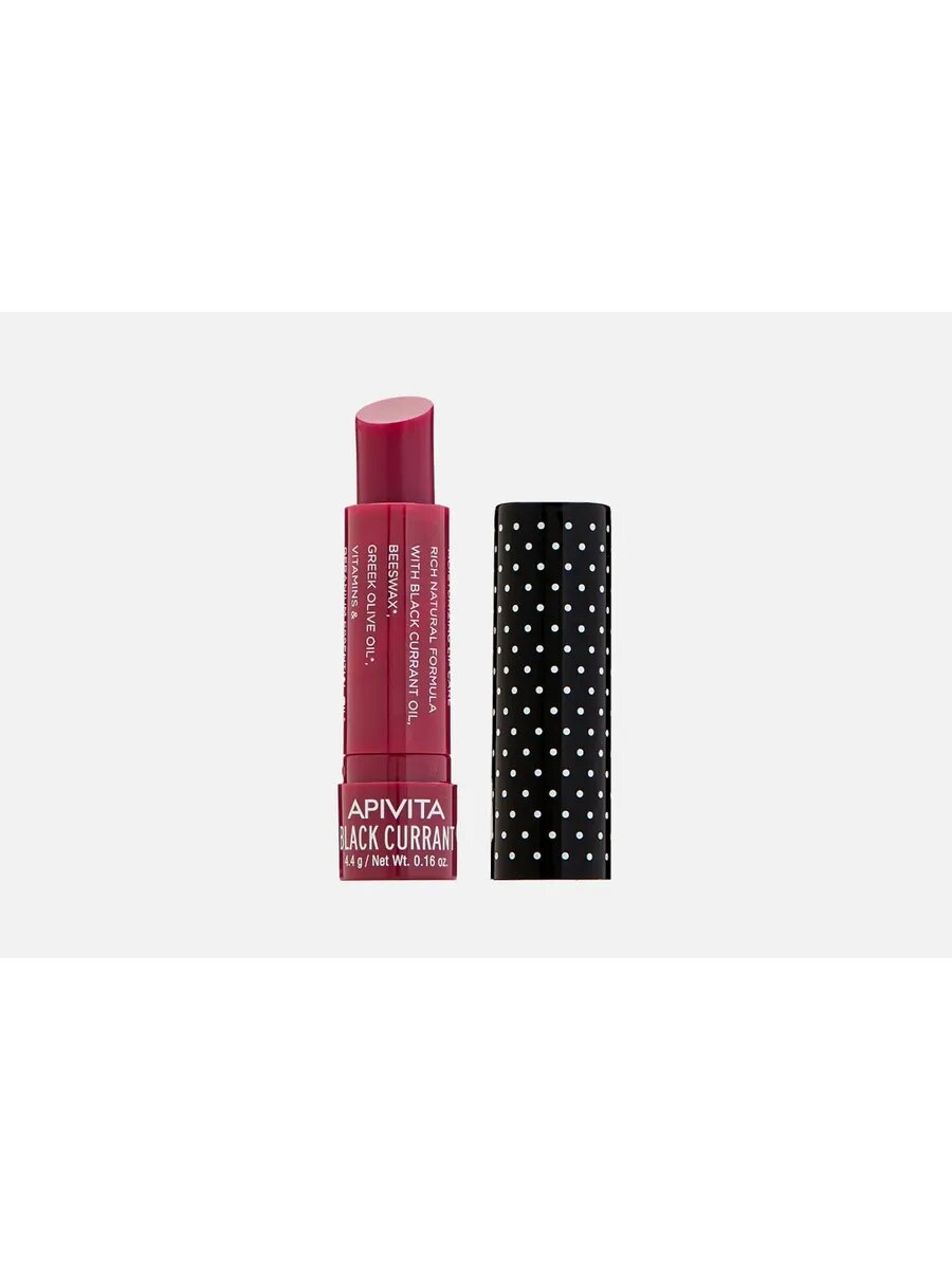 APIVITA BLACK CURRANT TINTED Увлажняющий уход для губ 4.4г BLACK CURRANT