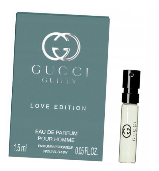 Парфюм Gucci Guilty Love Edition Pour Homme 2025 для мужчин 1.5 мл миниатюра / Гуччи Гилти Лав Эдишн Пур Хом