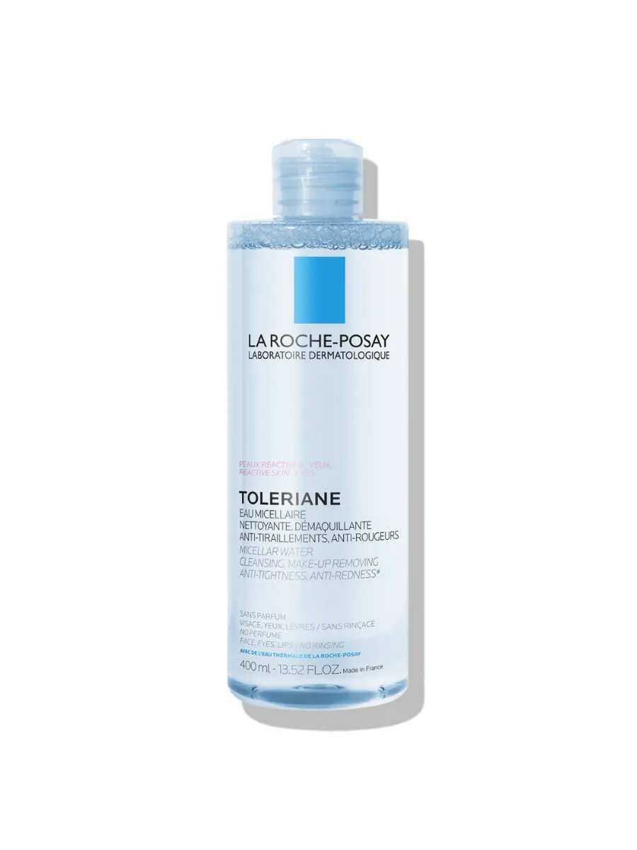 La roche-posay мицеллярная вода ultra reactive очищение для чувствительной и склонной к аллергии кожи лица и глаз 400 мл