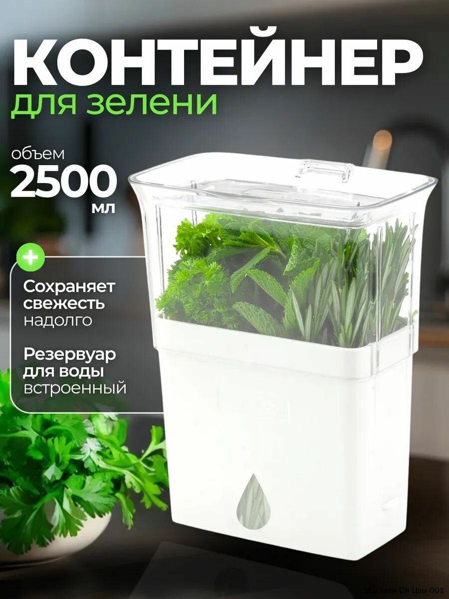 Контейнер пищевой, 2500 мл, 1 шт