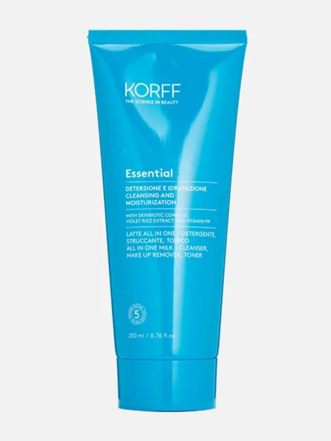 Мультифункциональное очищающее и увлажняющее молочко для лица KORFF essential all in one milk