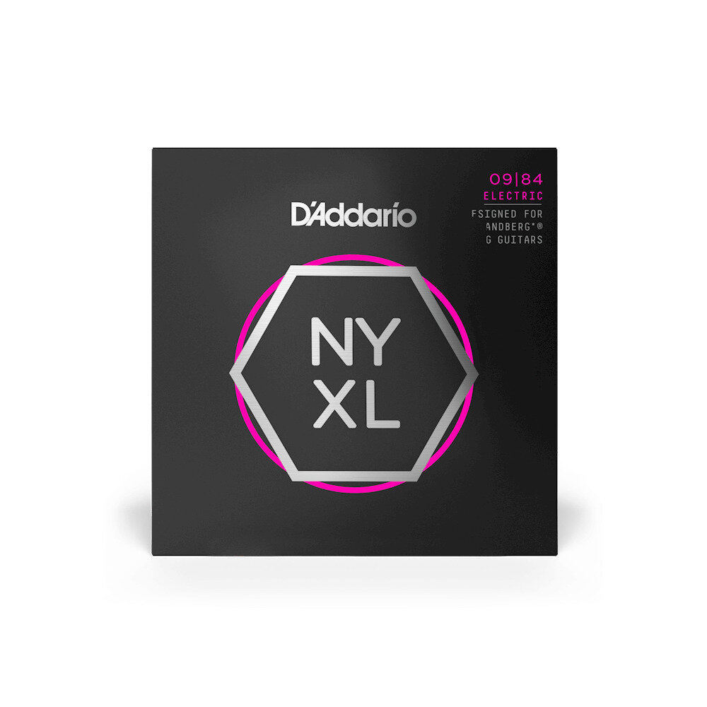 Струны для 8-струнной электрогитары типа Strandberg D'ADDARIO NYXL0984SB (09-84) высокоуглеродистая сталь/никелированная сталь, Custom Light лёгкое натяжение. Повышенная прочность, долговечность, стабильность строя.