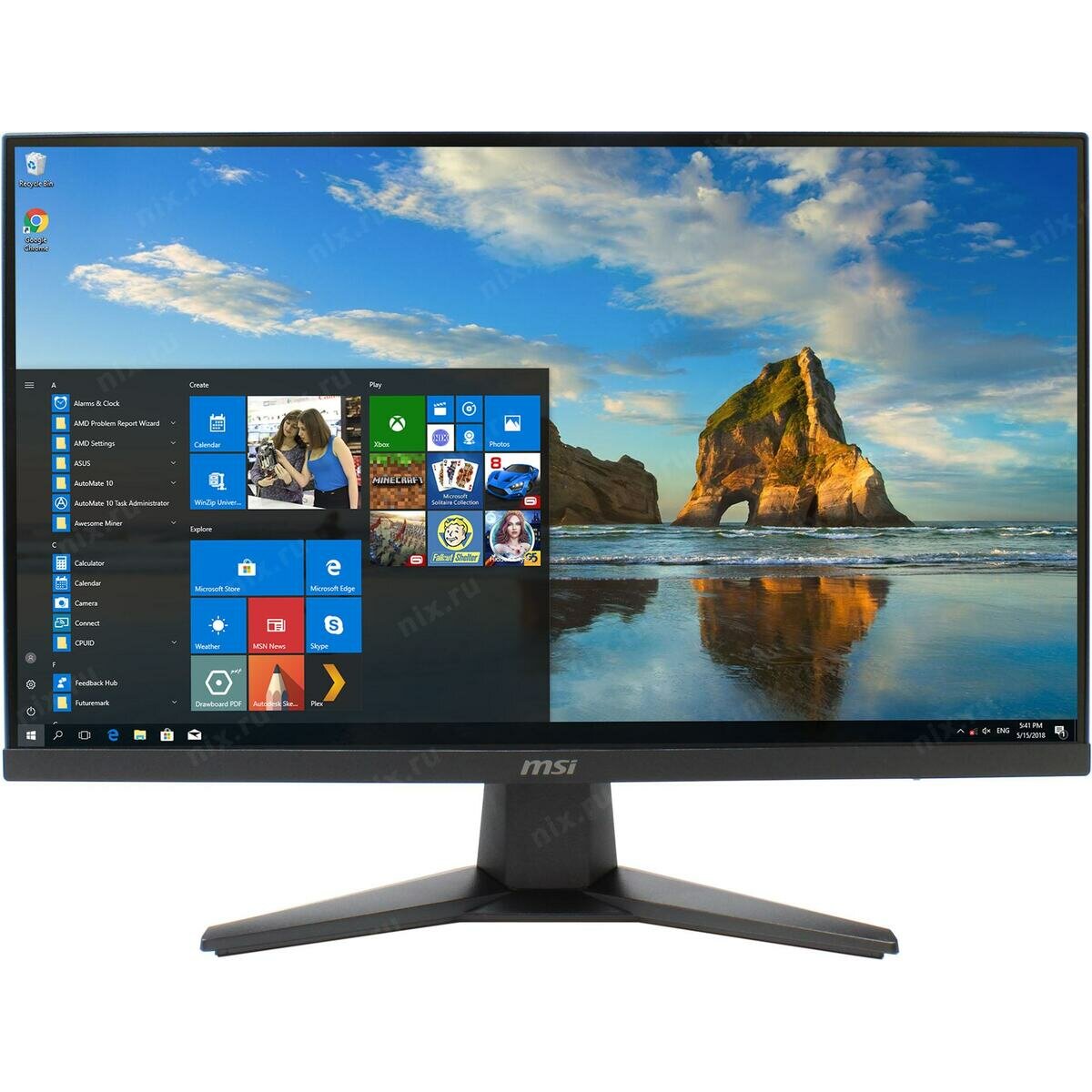 23.8" ЖК Монитор MSI MAG 244F (LCD, 1920x1080, HDMI, DP) — фото 1