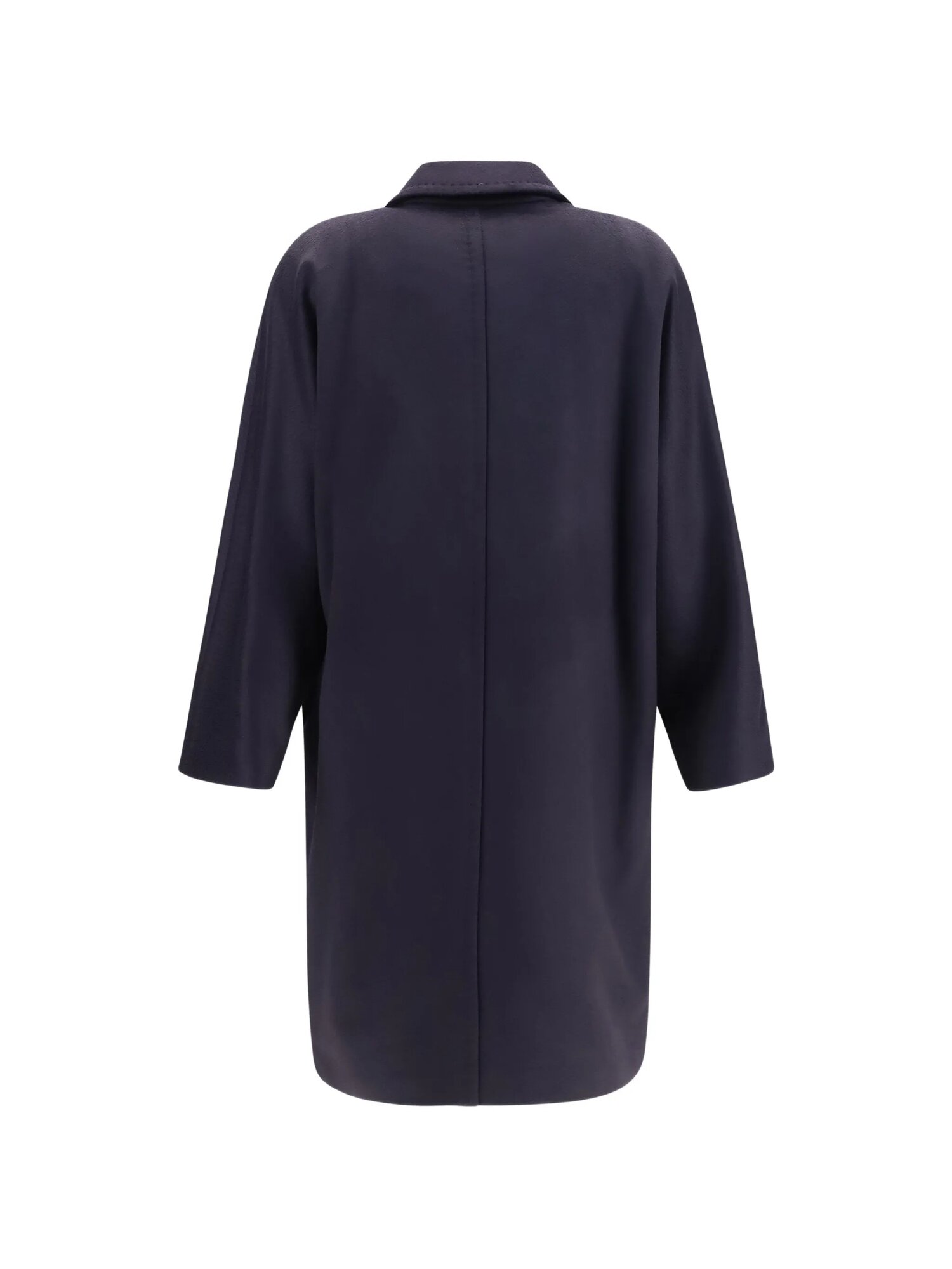 Пальто Max Mara Double-breasted notched-lapels coat, размер 42, фиолетовый — фото 1