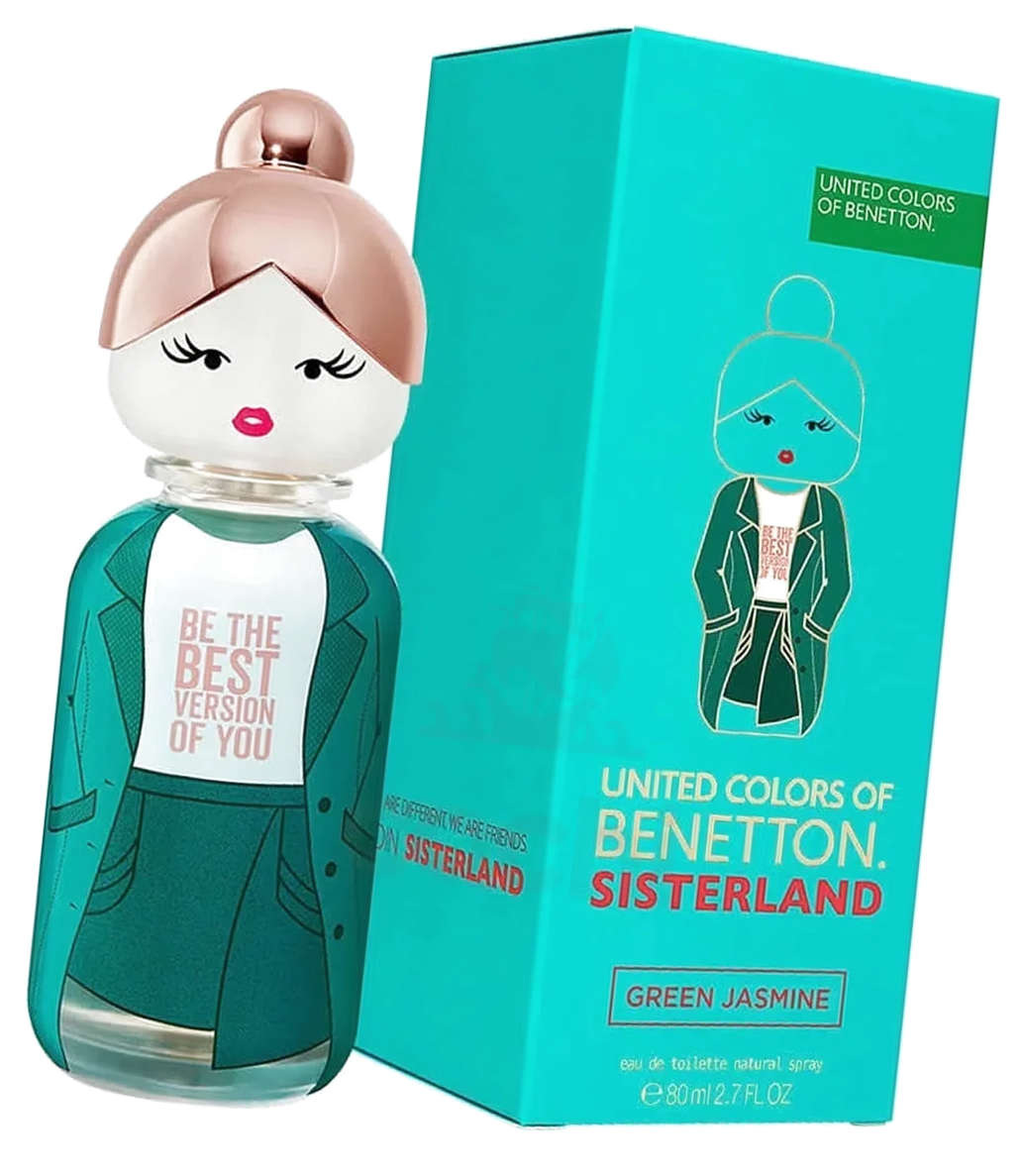 Духи Benetton Sisterland Green Jasmine 80 мл женские - Бенеттон Систерленд